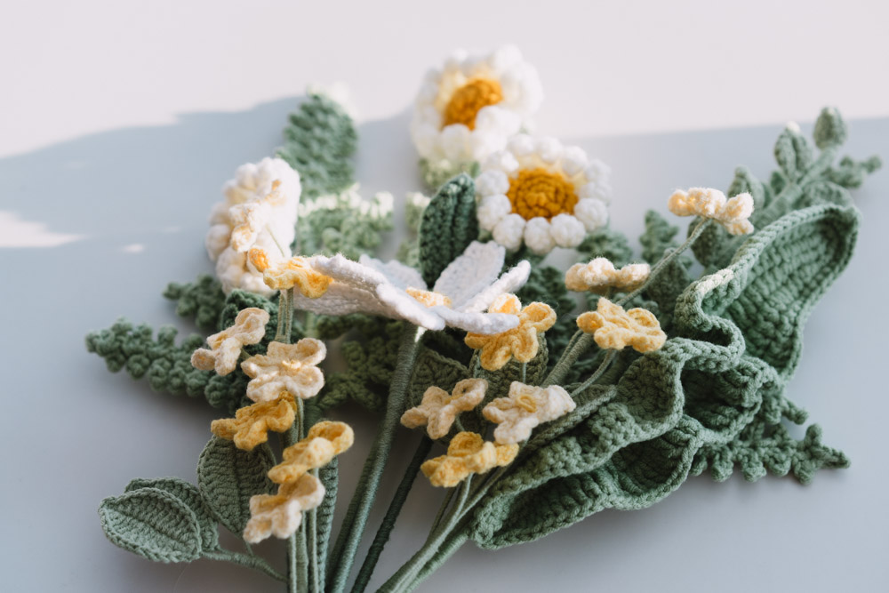 crochet flowers Archives - Hookok