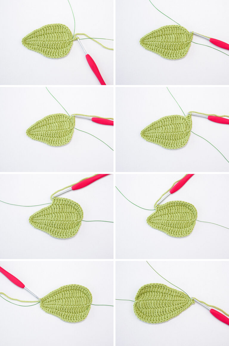 17 Crochet Leaf Patterns - Beautiful Crochet Leaves - Hookok