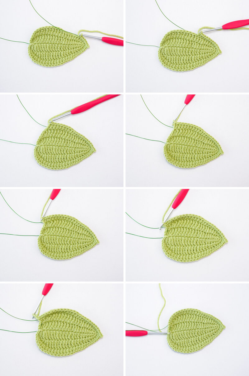 17 Crochet Leaf Patterns - Beautiful Crochet Leaves - Hookok