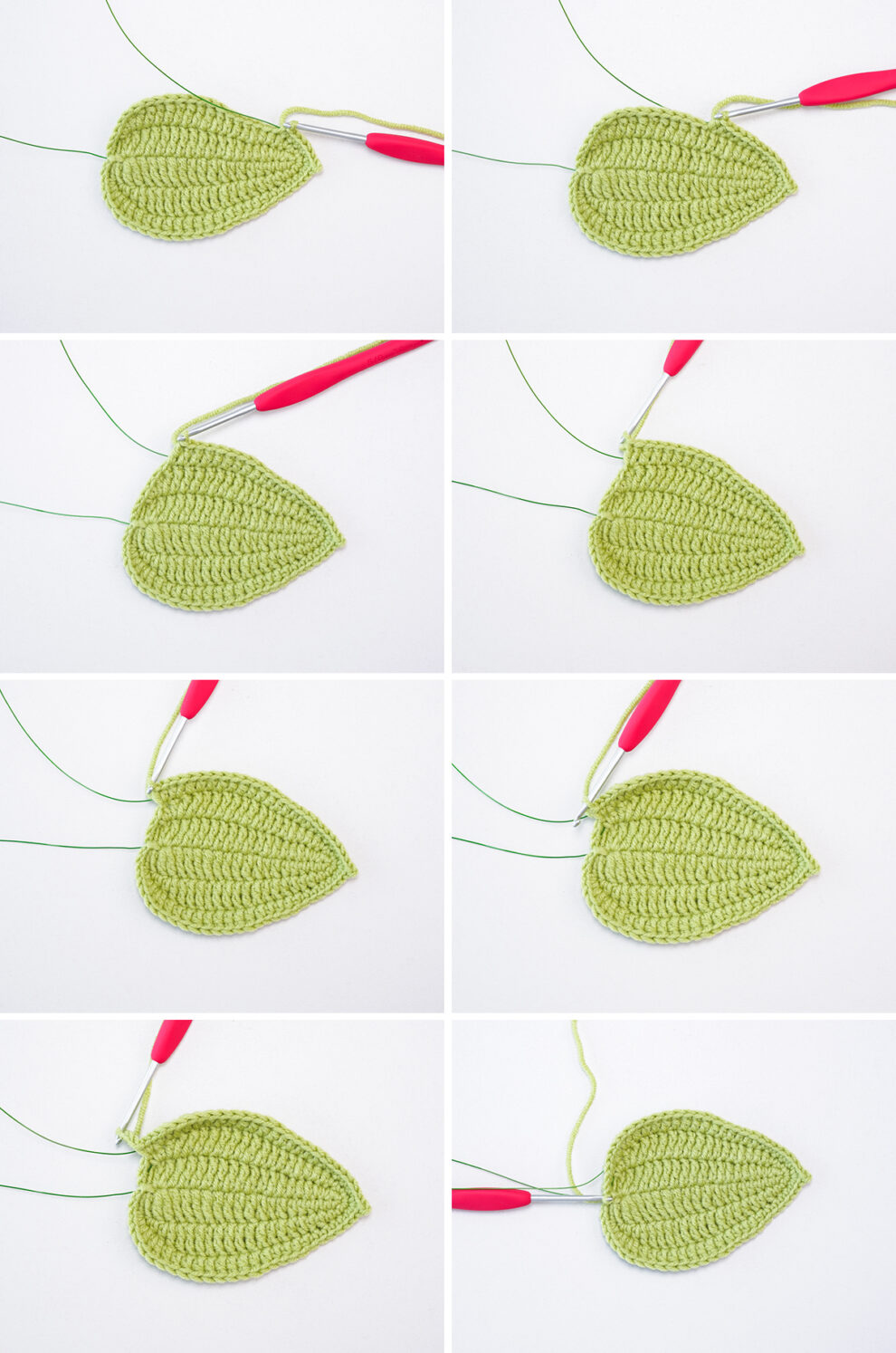 17 Crochet Leaf Patterns - Beautiful Crochet Leaves - Hookok