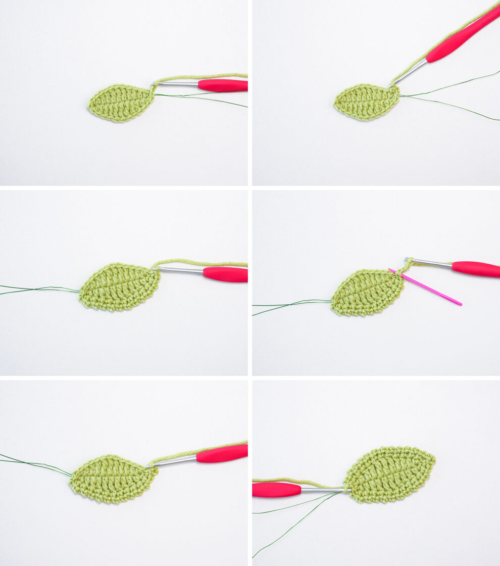 17 Crochet Leaf Patterns - Beautiful Crochet Leaves - Hookok