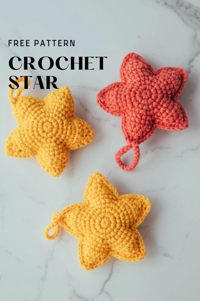 Crochet Star- How to Crochet a Star - Hookok