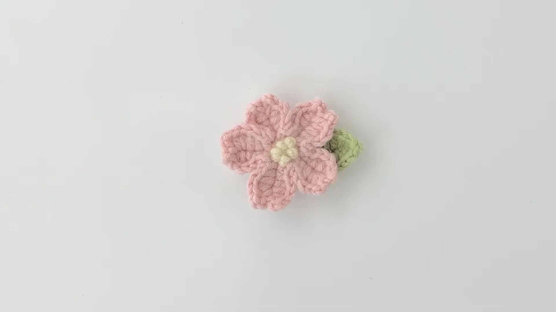 Crochet Applique Sakura Free Pattern - Hookok