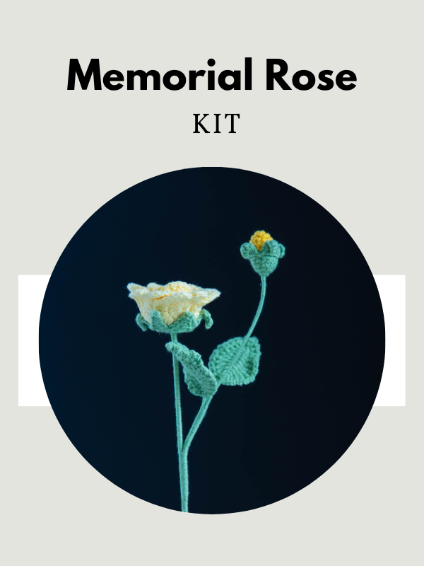Crochet Memorial Rose Kits - hookok - Hookok