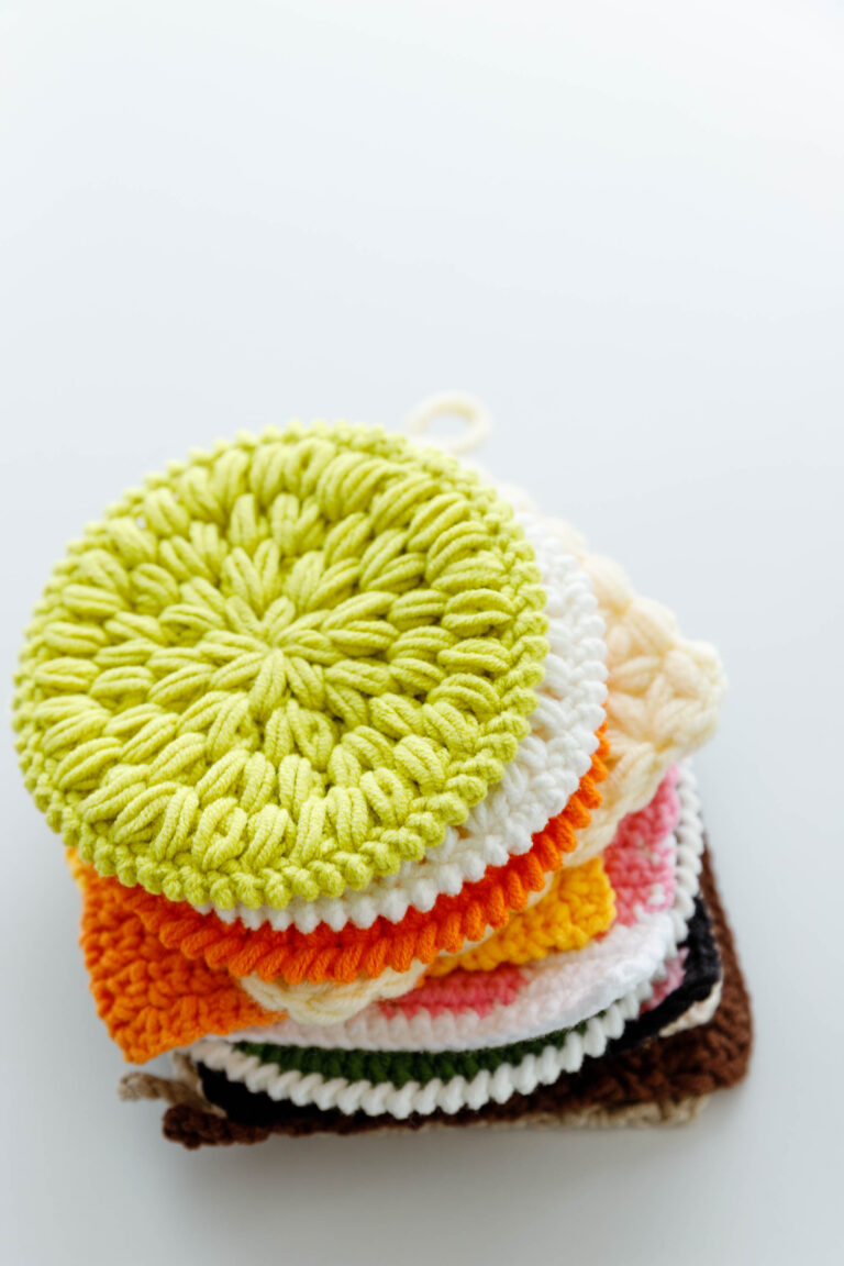 Crochet Plaid Coaster- Free Pattern - Hookok