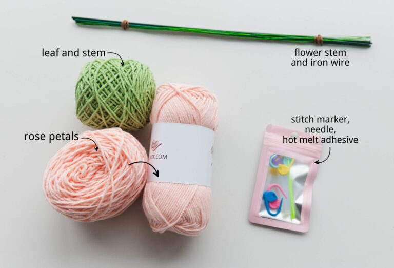 Crochet Aisha Rose Kits - HOOKOK - Hookok