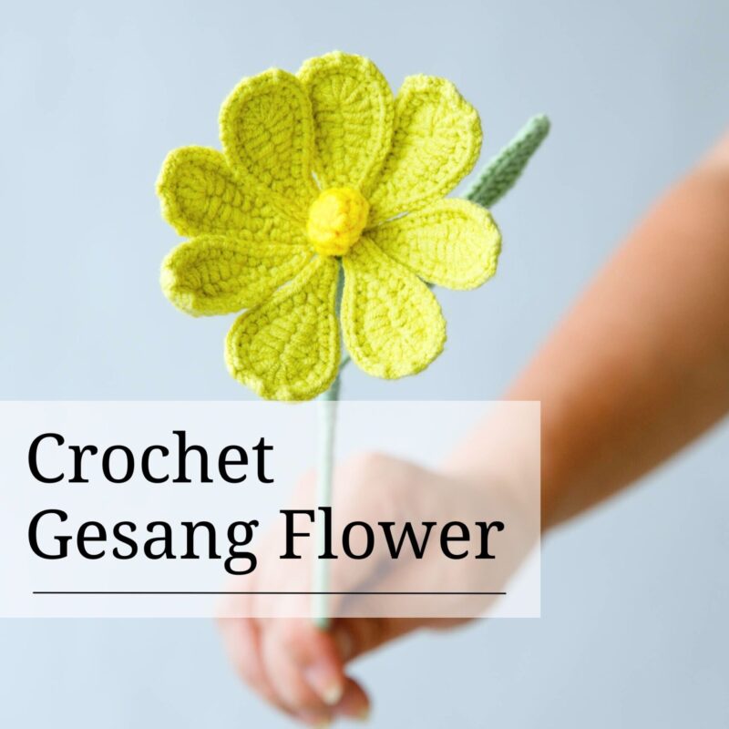 Crochet Gesang Flower Pattern - Hookok