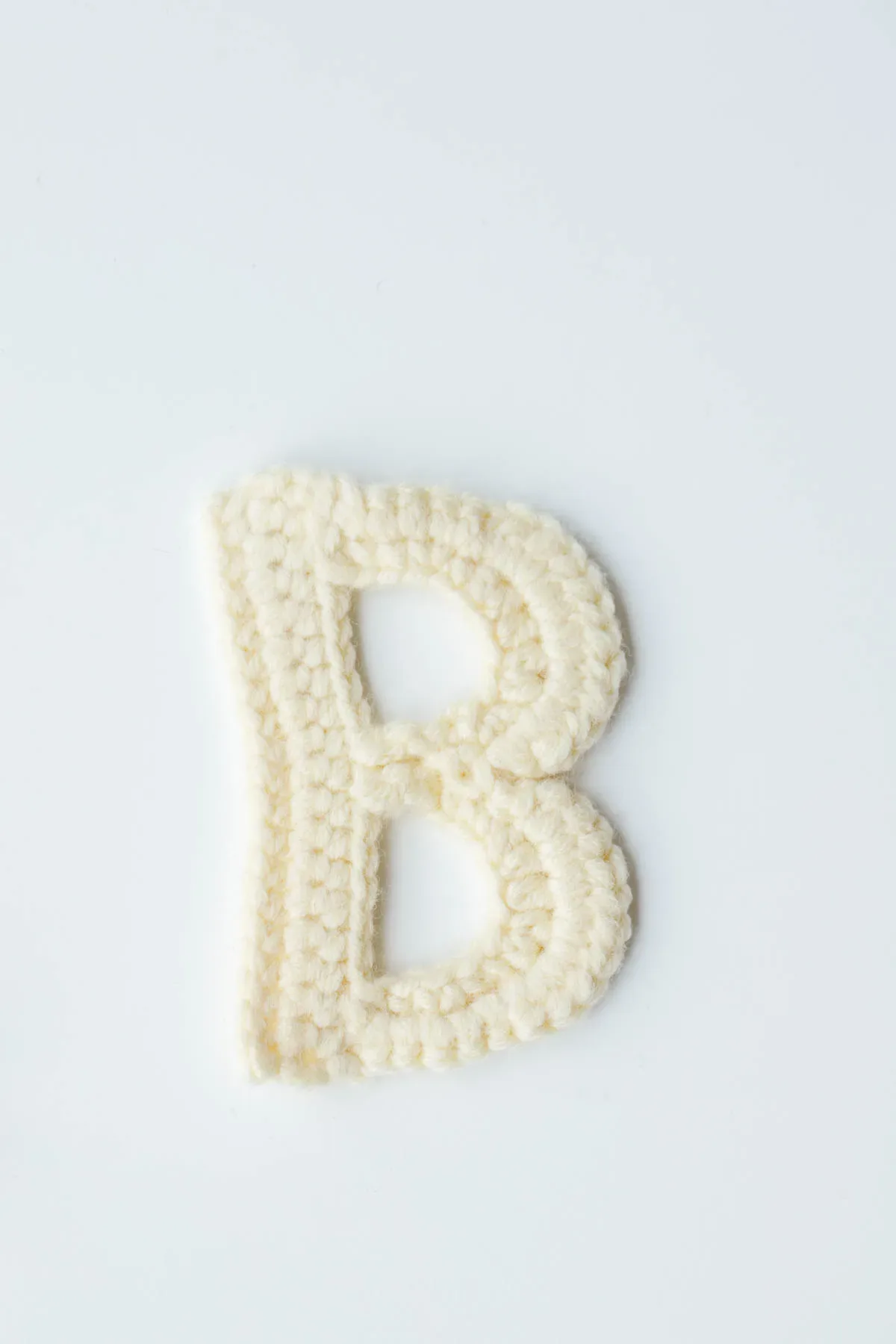 Crochet Letter B Pattern - Hookok