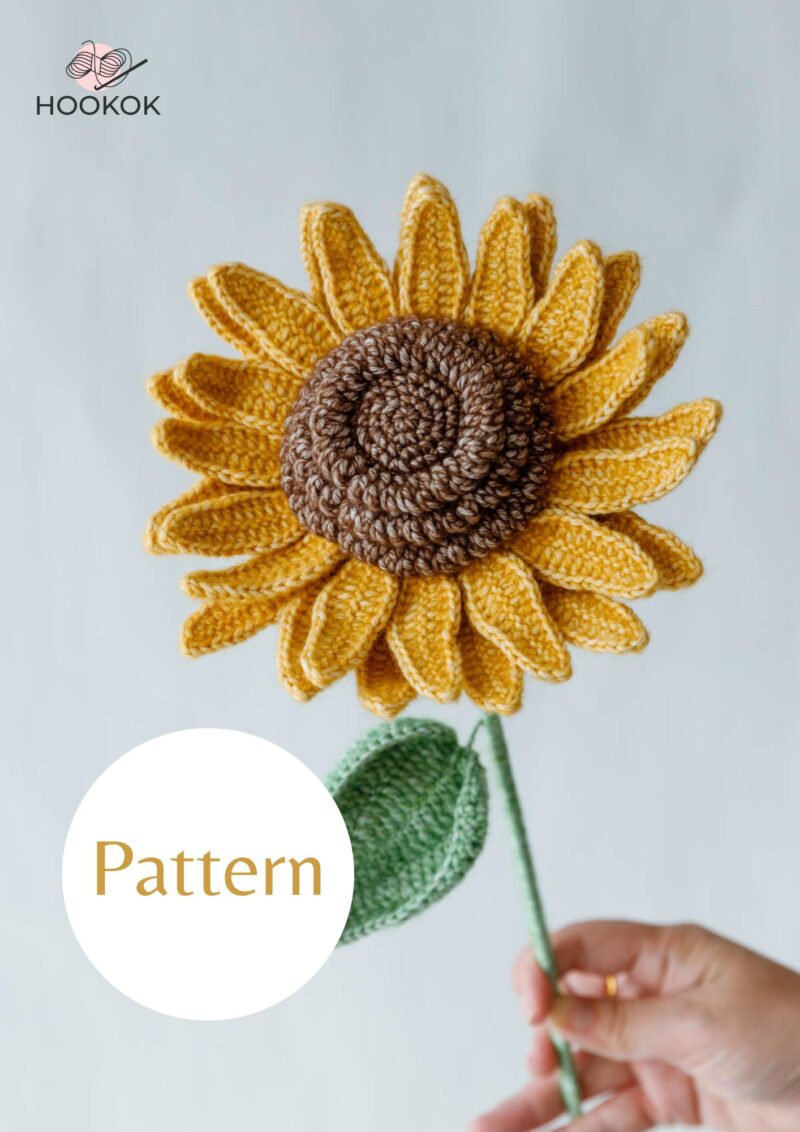 PDF Pattern-Vintage Sunflower - Hookok