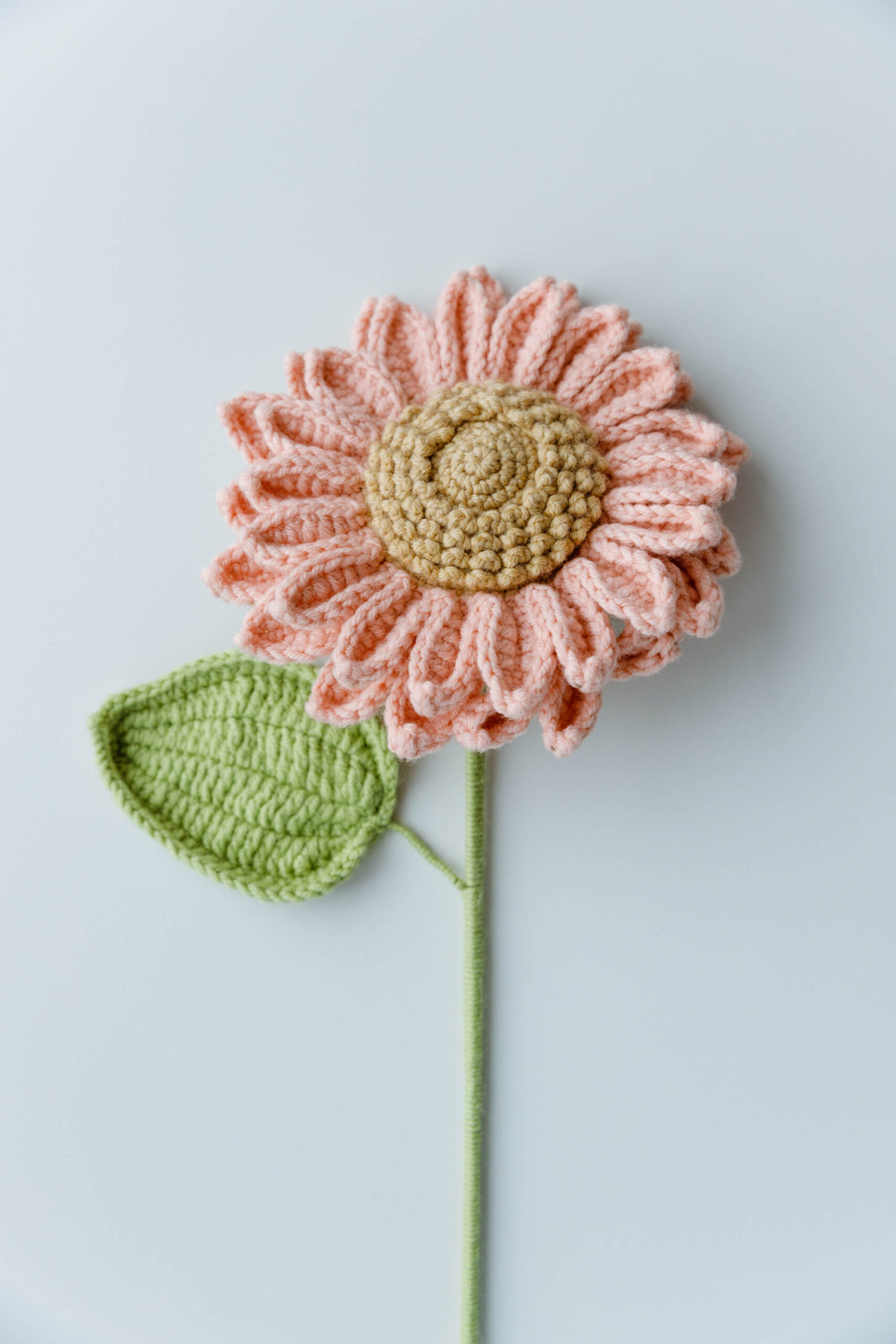 Crochet Flower-Wool Sunflower - Hookok