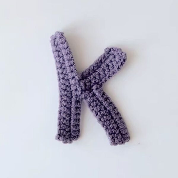 Crochet Letter K Pattern - Hookok