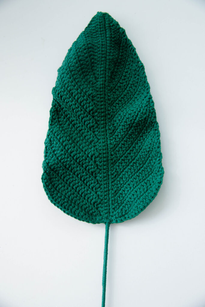 Crochet Leaf-Bird of Paradise Leaf - Hookok