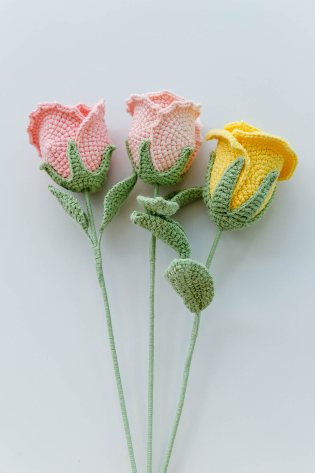 Crochet Flower-Wineglass Rose - Hookok