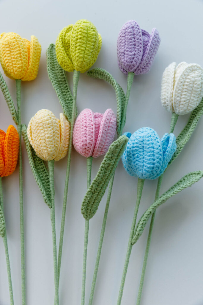 PDF Pattern – Crochet Tulip Patterns Collection - Hookok