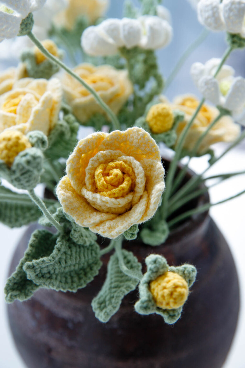 Free Crochet Rose Patterns List - How to Crochet Roses - Hookok