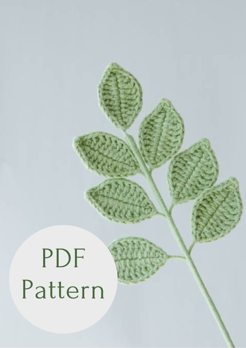 Crochet Small Leaf PDF Patterns – Hookok - Hookok
