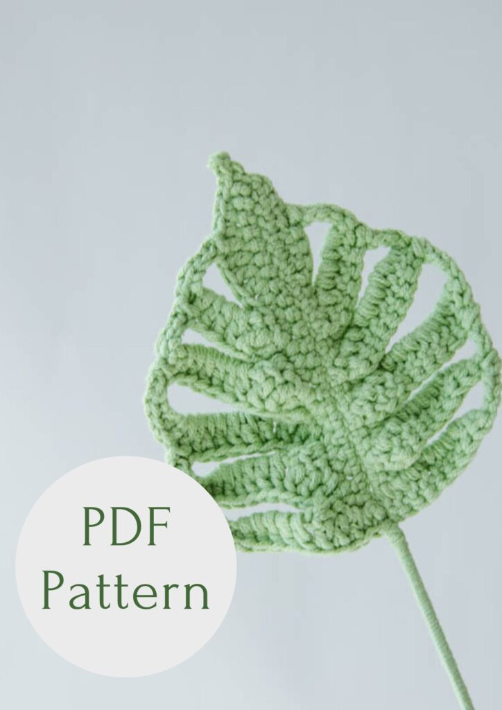 Crochet Big Leaf PDF Patterns – Hookok - Hookok