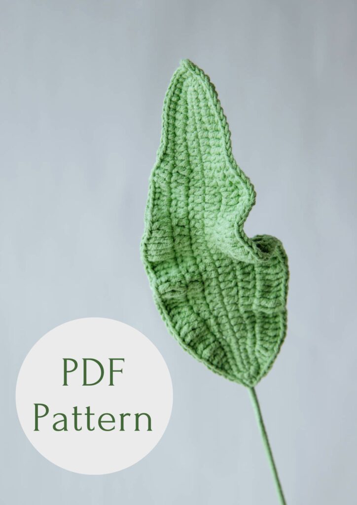 Crochet Big Leaf PDF Patterns – Hookok - Hookok