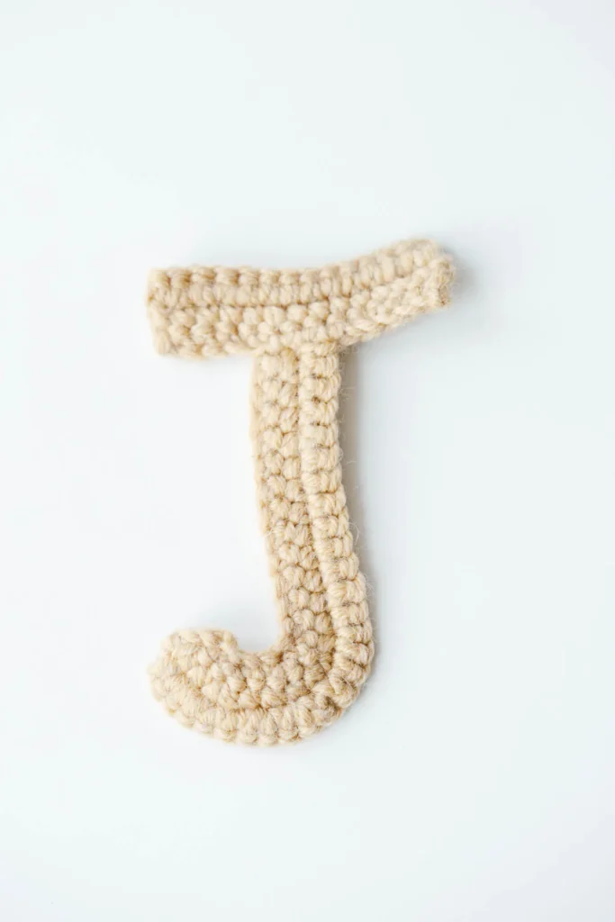 Crochet Letter J Pattern - Hookok