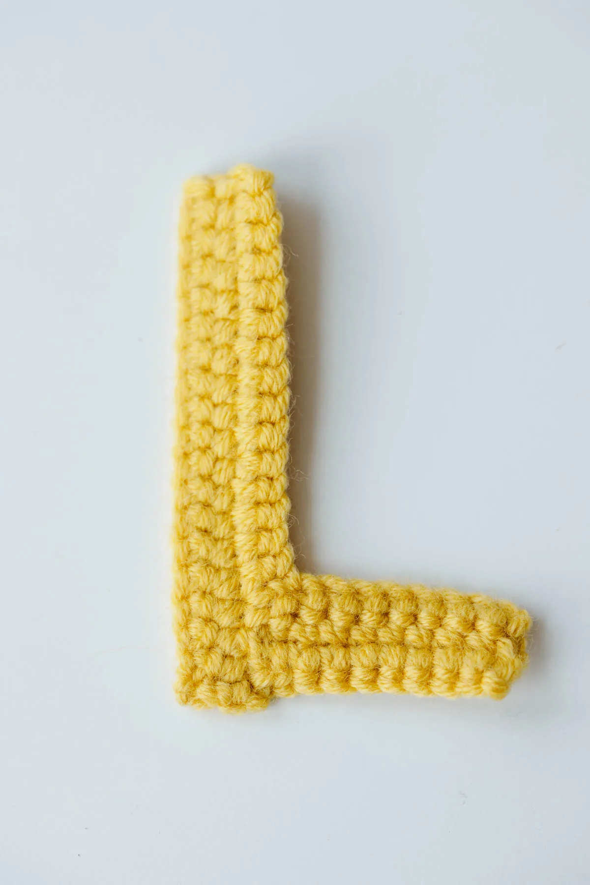 Crochet Letter L Pattern - Hookok