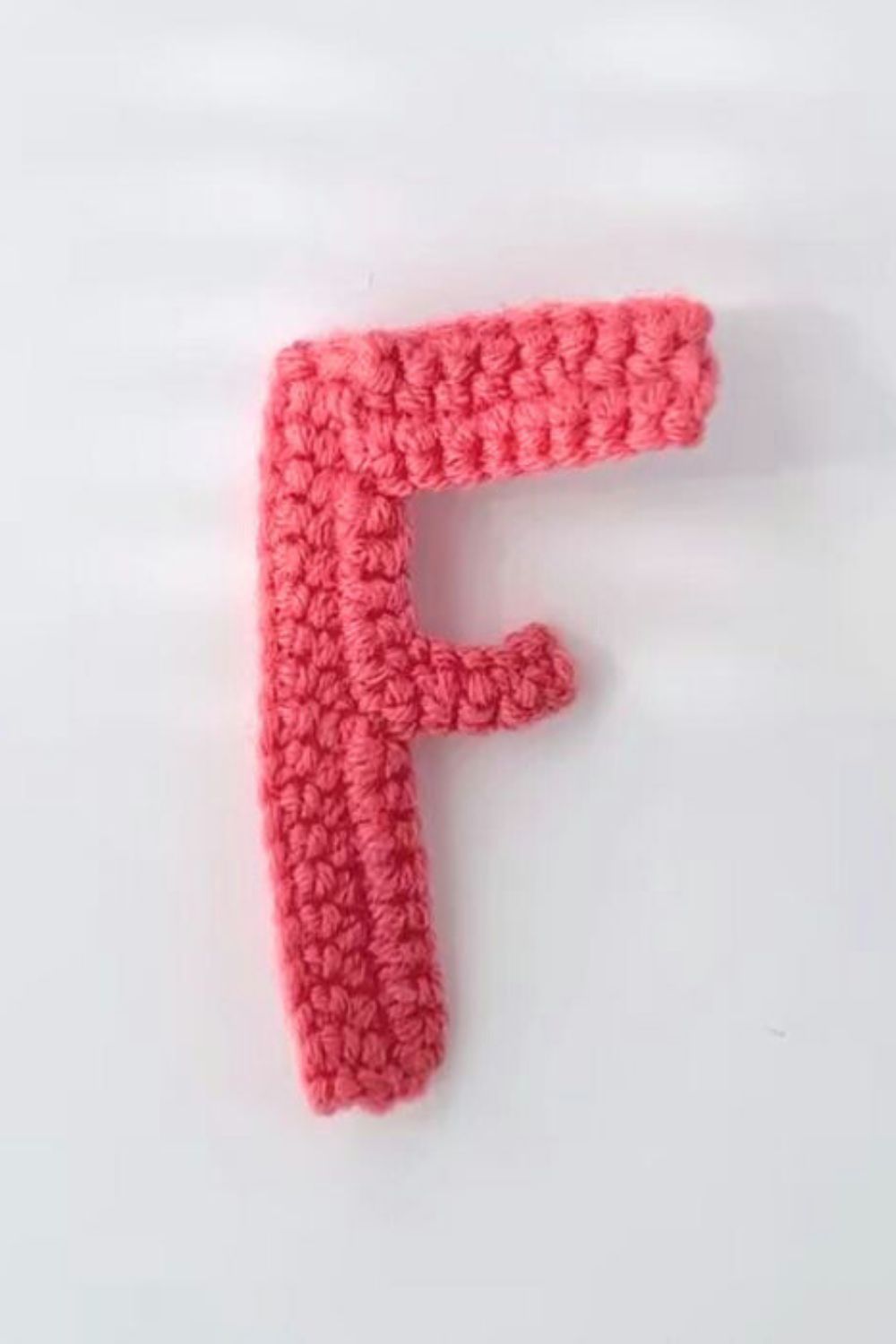 Crochet Letter F Pattern - Hookok