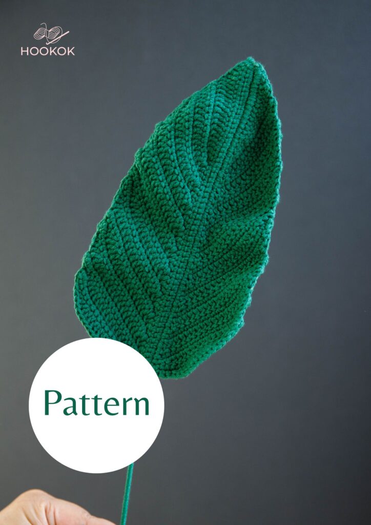 Crochet Big Leaf PDF Patterns – Hookok - Hookok