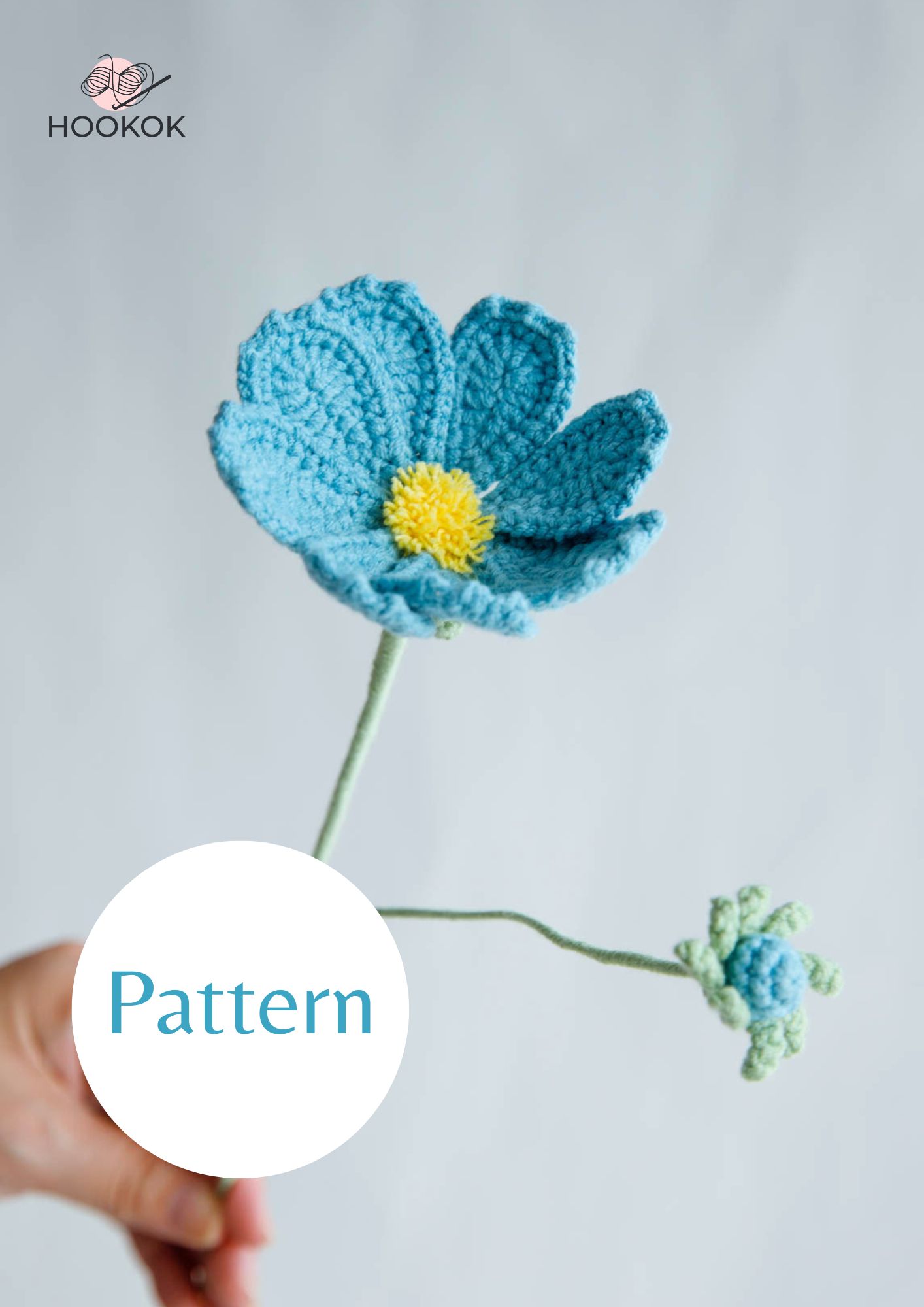 PDF Pattern-Gesang Flower (with bud) - Hookok
