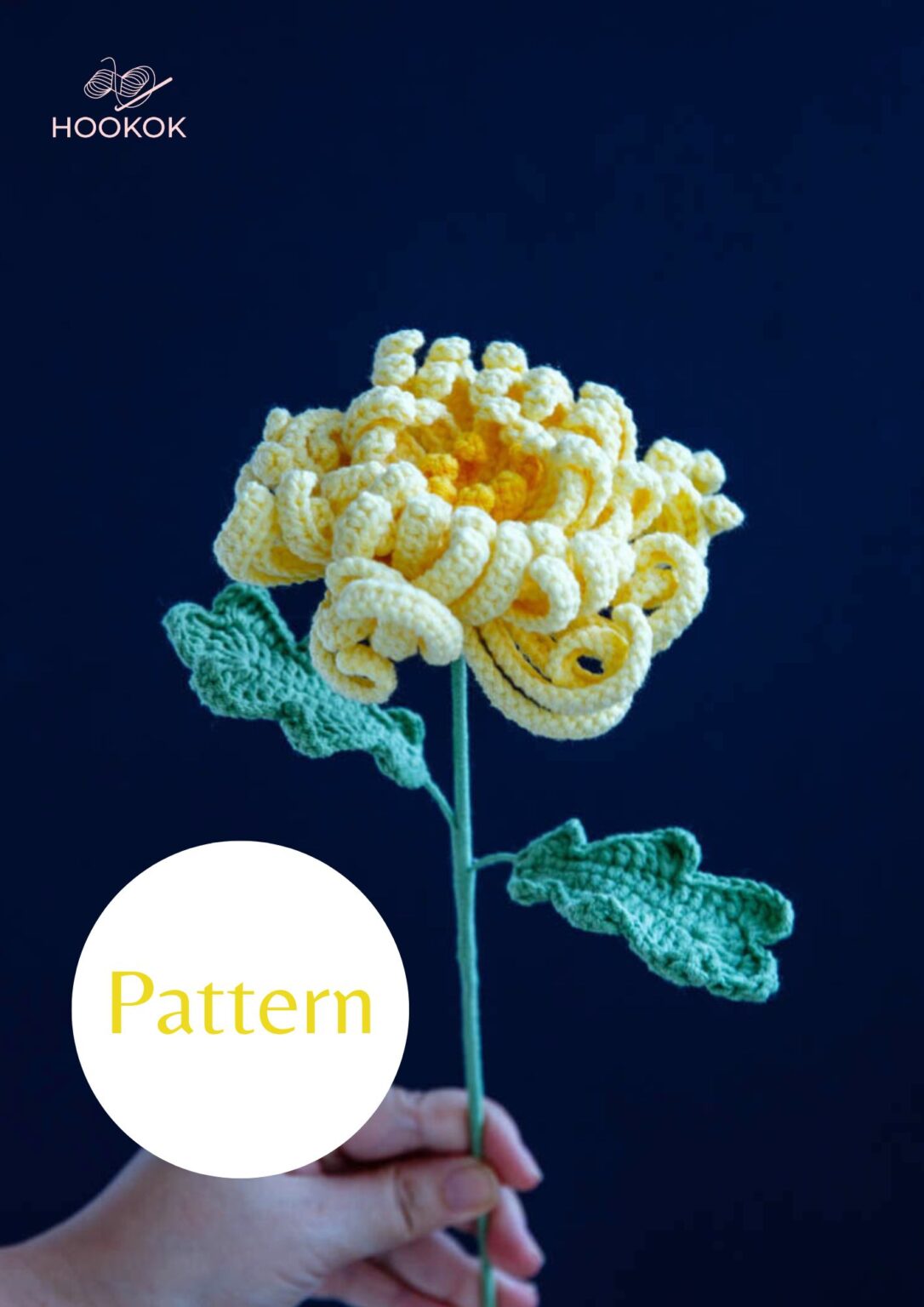 PDF Pattern - Crochet Chrysanthemum - Hookok