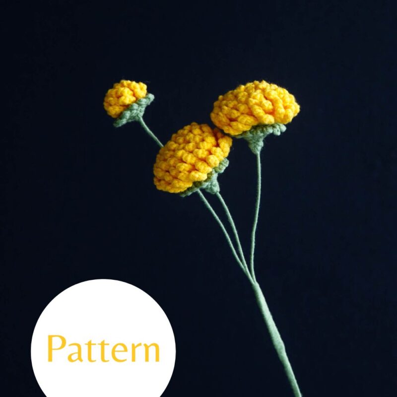 PDF Pattern- Crochet Damask Rose - Hookok