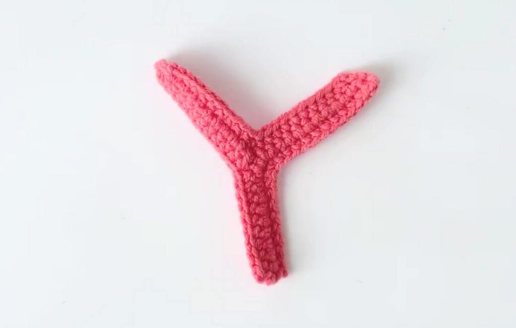 Crochet Letter Y Pattern - Hookok