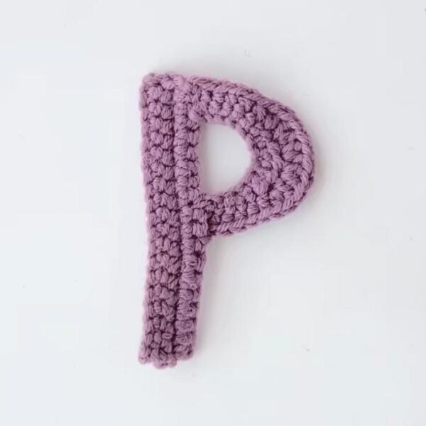 Crochet Letter P Pattern - Hookok