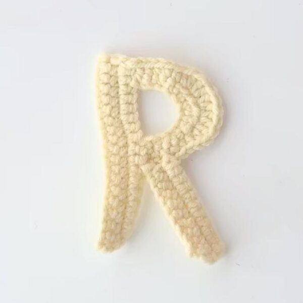 Crochet Letter R Pattern - Hookok