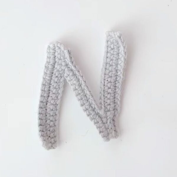 Crochet Letter N Pattern - Hookok