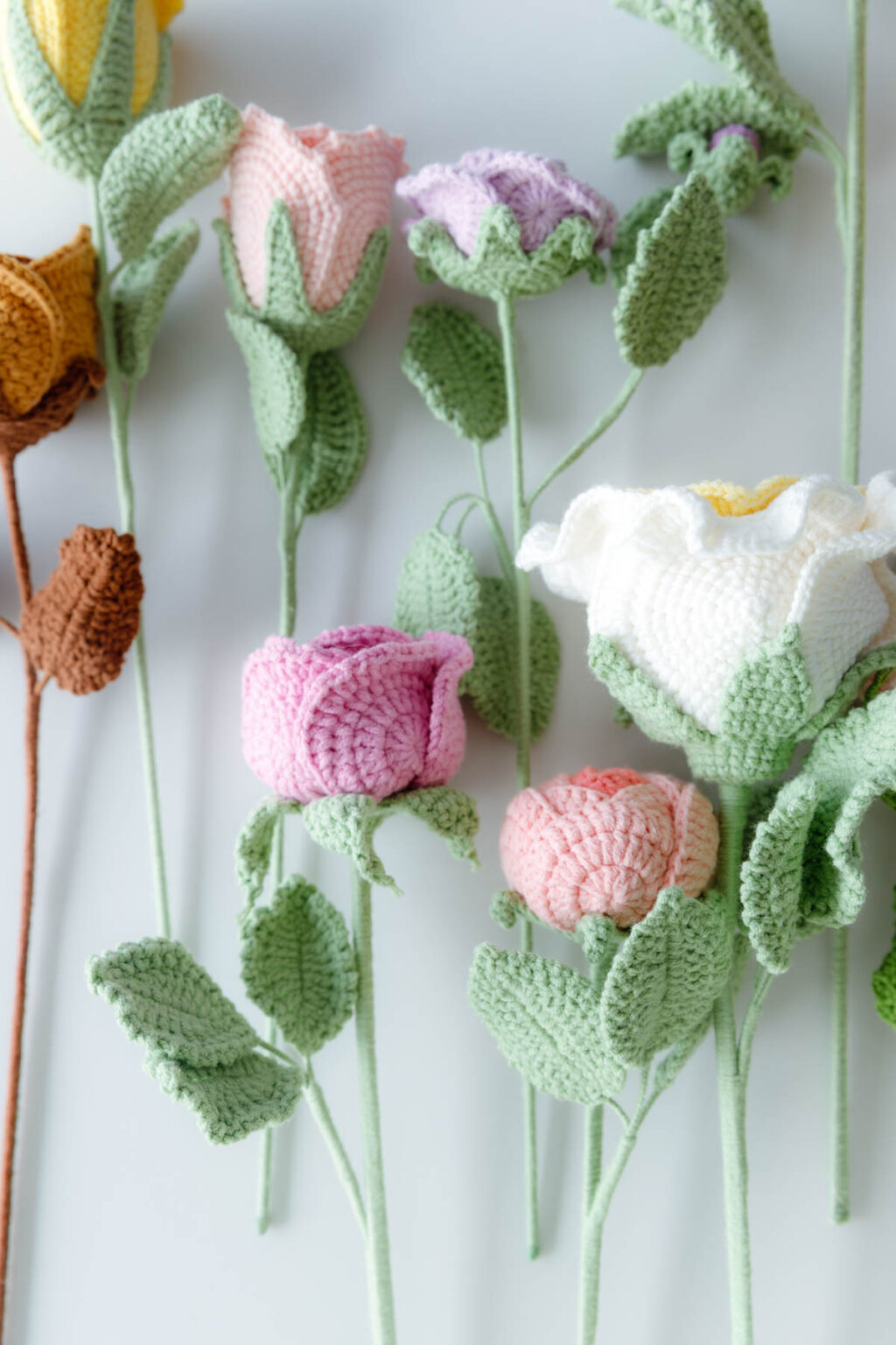 Free Crochet Rose Patterns List - How to Crochet Roses - Hookok