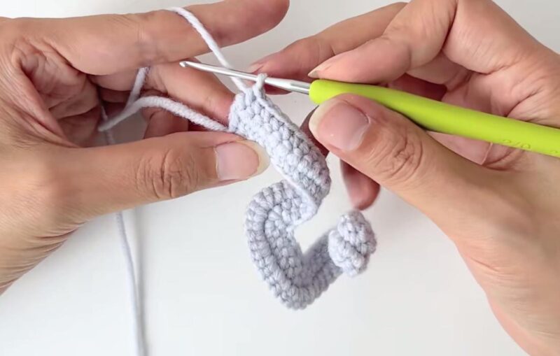 Crochet Letter U Pattern - Hookok