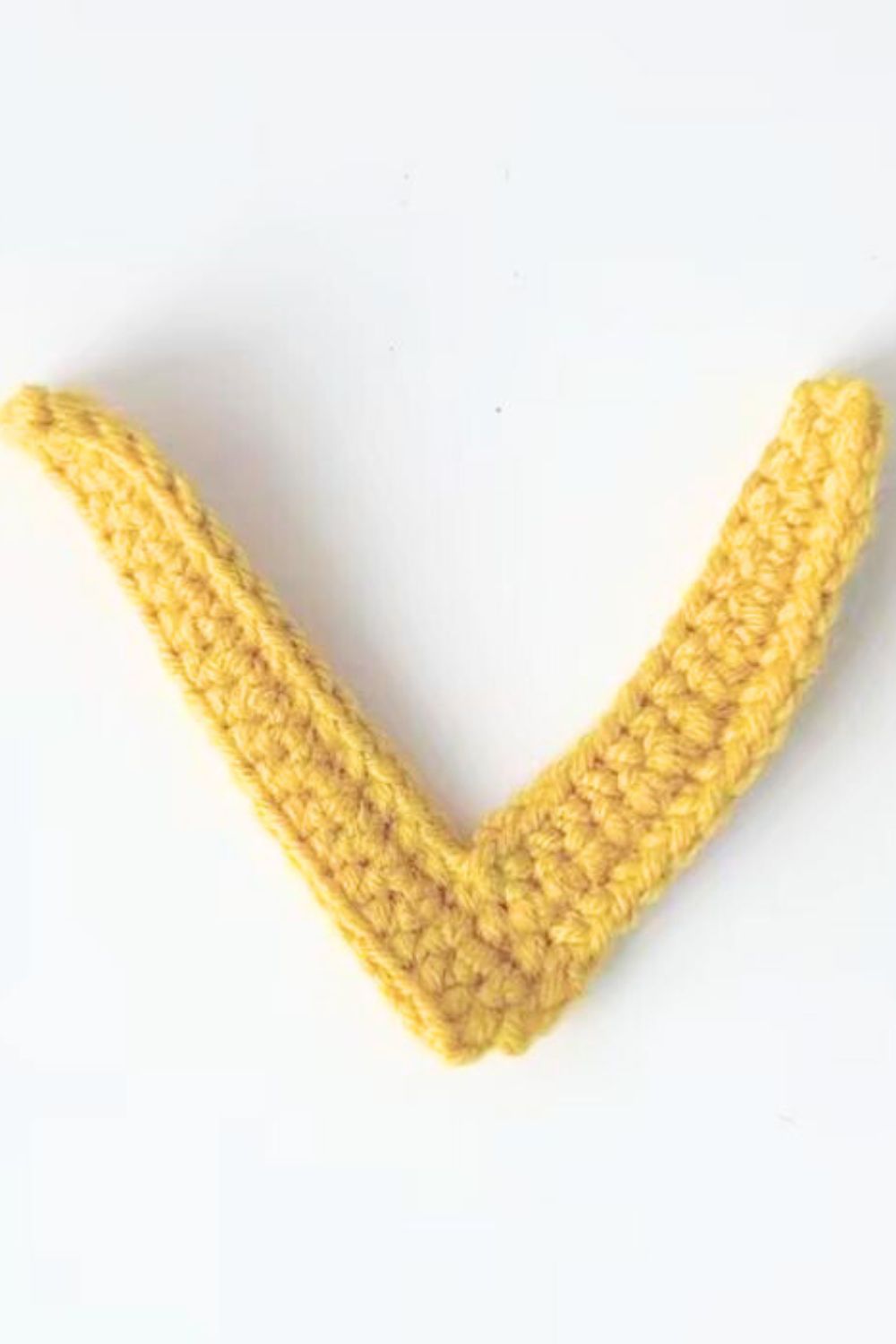 Crochet Letter V Pattern - Hookok