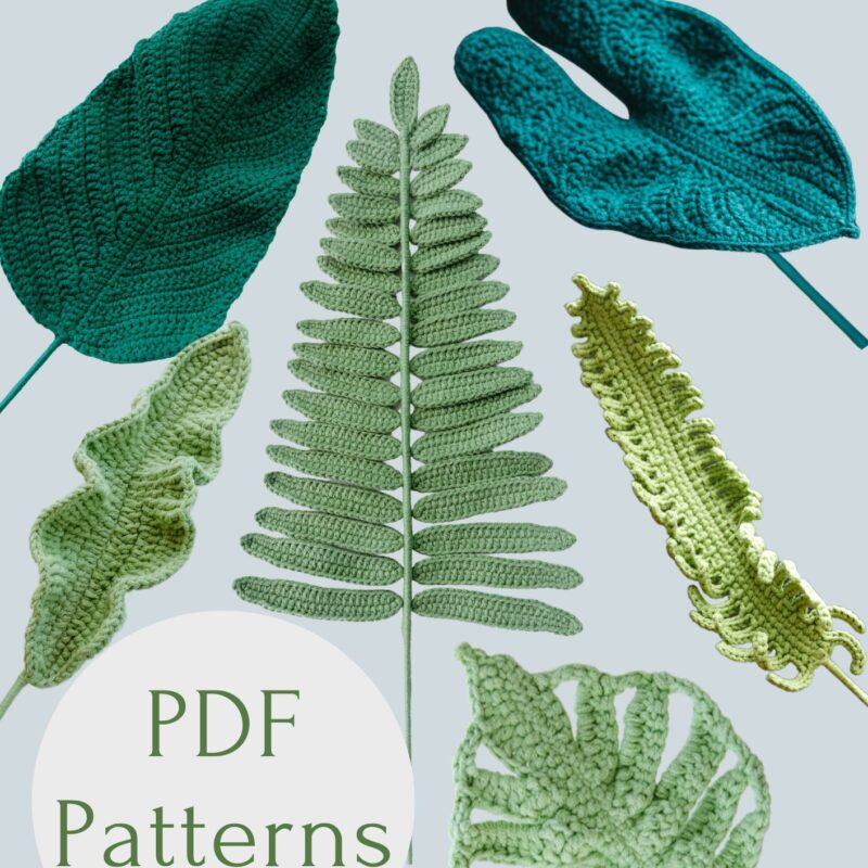 PDF Pattern- Crochet Begonia 'Escargot' - Hookok