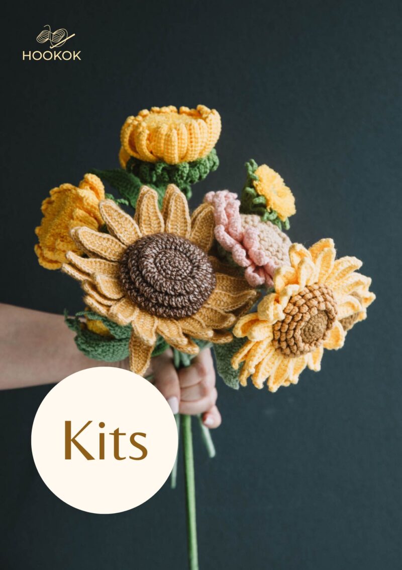Sunflower Collection Kit – with PDF pattern - Hookok