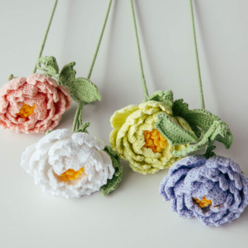 Choose Single Crochet Flowers to Build Your Own Bouquet Archives - Hookok
