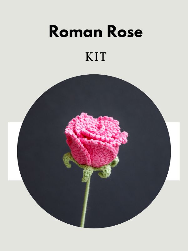 Crochet Roman Rose Kit – Hookok - Hookok