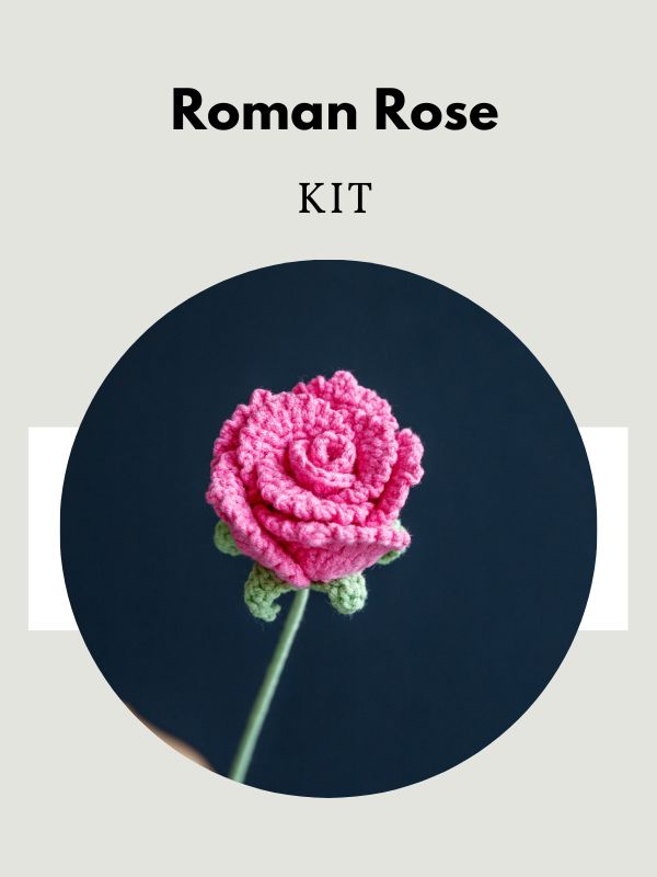 Crochet Roman Rose Kit – Hookok - Hookok