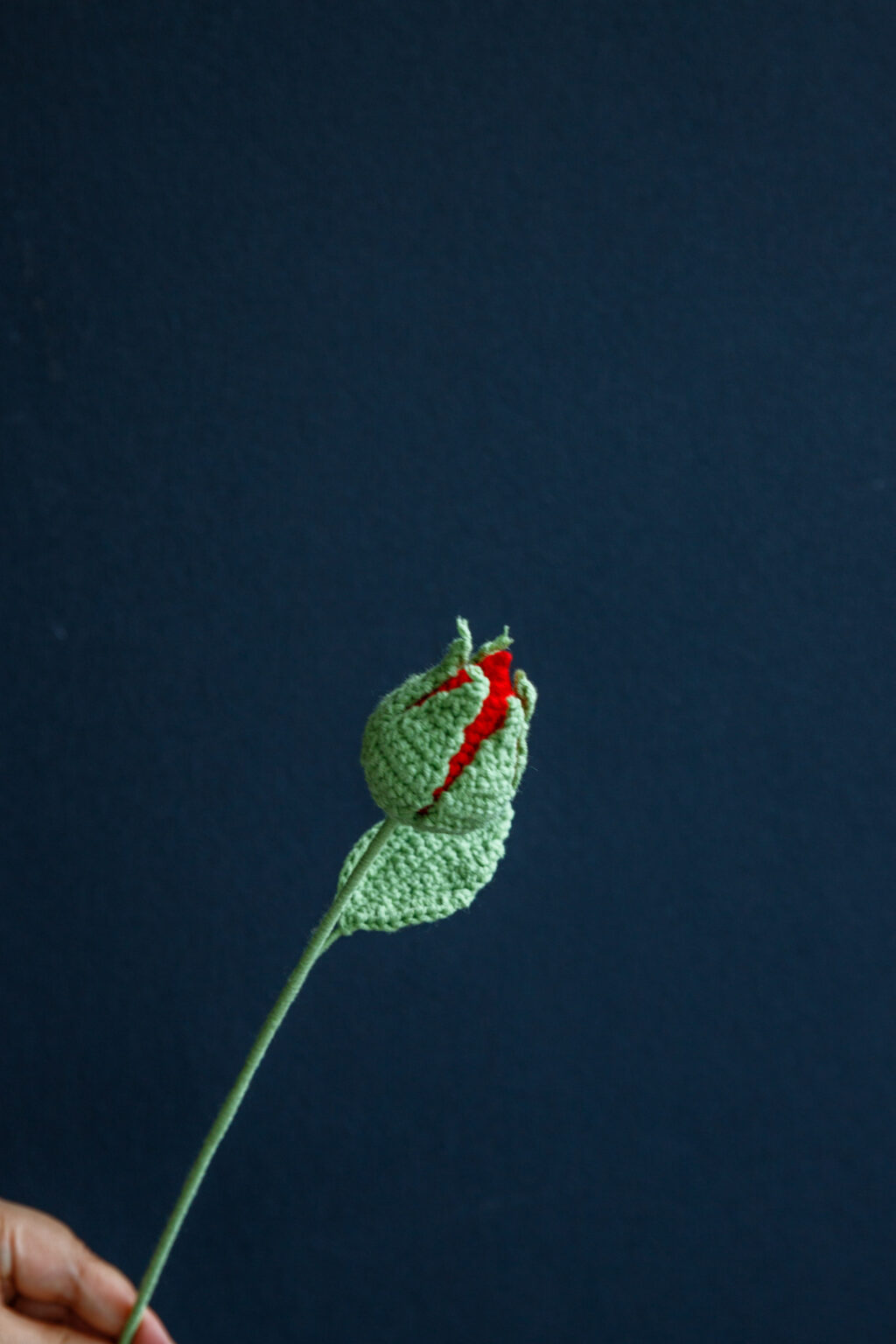 PDF Pattern- Crochet Rose Bud - Hookok