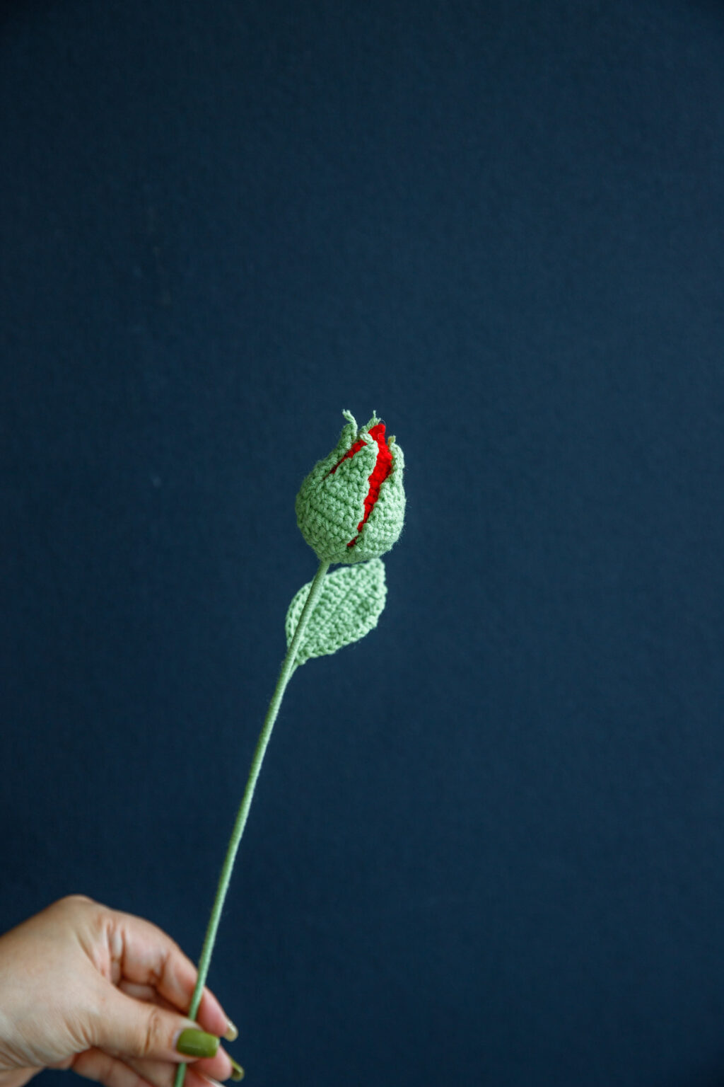 PDF Pattern- Crochet Rose Bud - Hookok