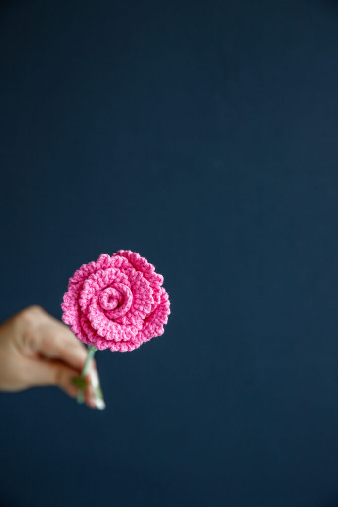 PDF Pattern- Crochet Roman Rose - Hookok