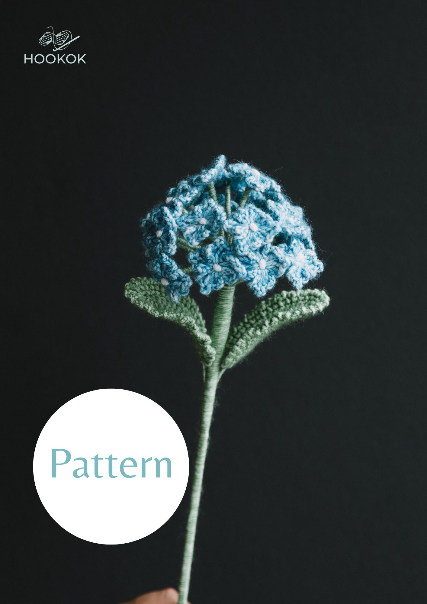 PDF Pattern- Crochet Hydrangea - Hookok
