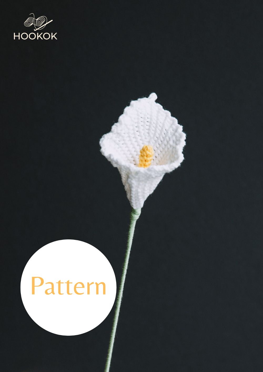 PDF Pattern- Crochet Afghan Stitch Calla Lily - Hookok
