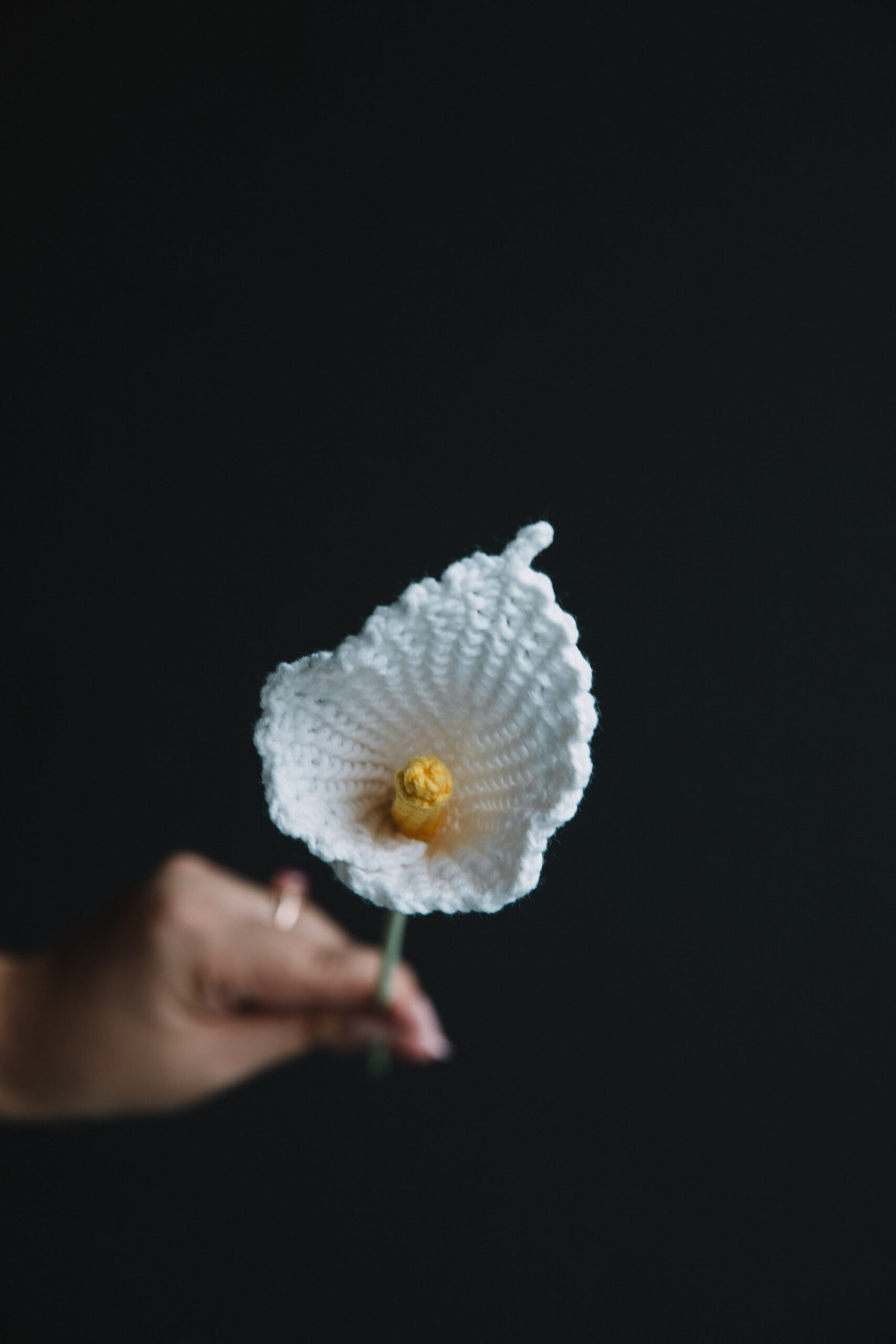 PDF Pattern- Crochet Afghan Stitch Calla Lily - Hookok