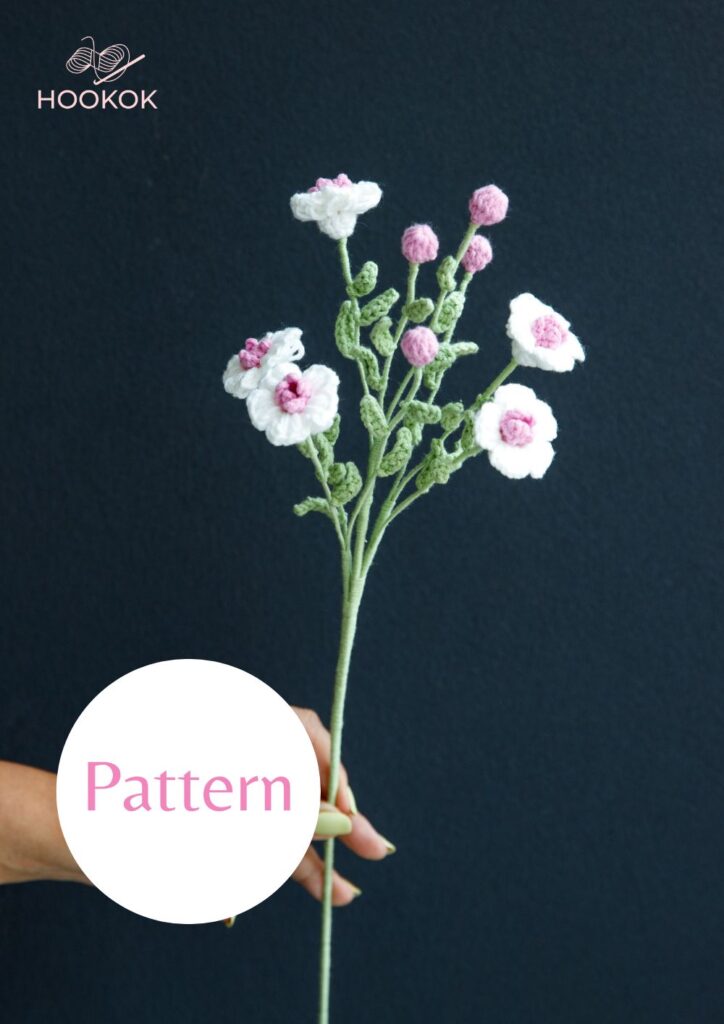 PDF Pattern- Crochet Small Bell Flower - Hookok