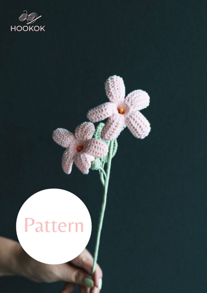 PDF Pattern- Crochet Trumpet Vine - Hookok