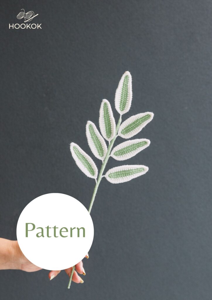 Crochet Big Leaf PDF Patterns – Hookok - Hookok